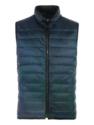 MOORER Quilted Gilet Blue