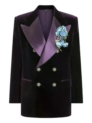 Dolce & Gabbana Double-breasted Jacket - Purple