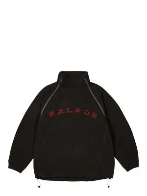 PALACE Double Zip Funnel - Black