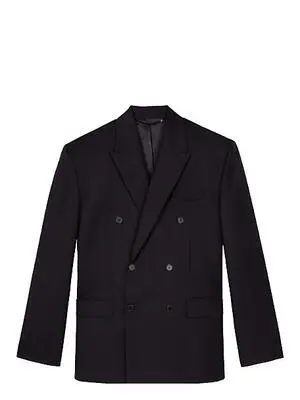 THE KOOPLES Double-breasted Peak-lapel Wool Blazer 40