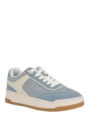 Calvin Klein Pazquale Lace Up Sneakers - Medium Blue