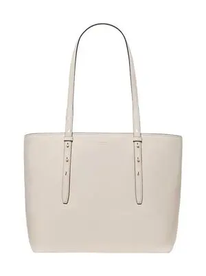 Kate Spade New York Fine Grain Leather Tote - Cashew Milk