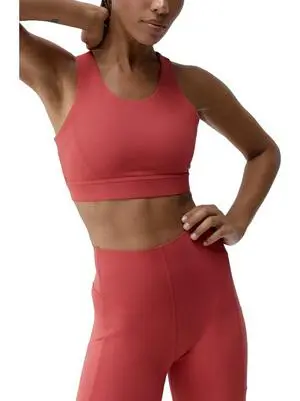 BORN LIVING YOGA High Support Performance Sport Top - Goji