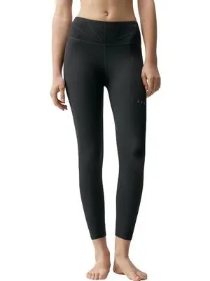 BORN LIVING YOGA Prida 7/8 Performance Medium Rise Leggings - Black