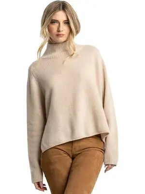 Lisa Todd Cashmere Speakeasy Sweater - Latte