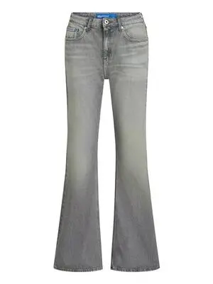 Karl Lagerfeld Five-pocket Flare Jeans - Grey