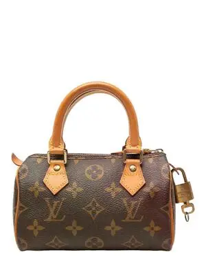 LOUIS VUITTON 1998 Monogram Mini Speedy Hl Satchel - Brown