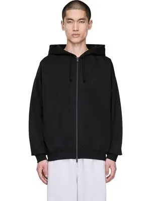 Adidas Y-3 Brushed Terry Zipper Hoodie - Black
