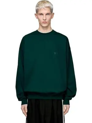 Adidas Y-3 Brushed Terry Crew Sweatshirt - Aurora Ivy