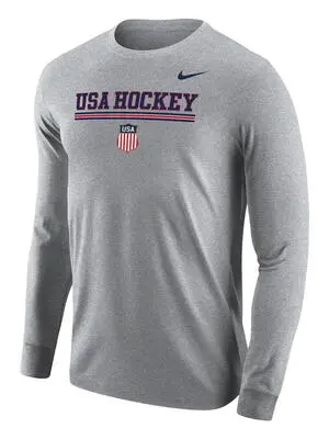 Nike Fanwear Hockey Long-sleeve T-shirt - Grey