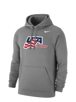 Nike Fanwear Collection Hockey Club Fleece Pullover Hoodie - Grey
