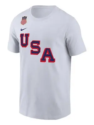 Nike Matthew Tkachuk "team Usa" Hockey T-shirt - White