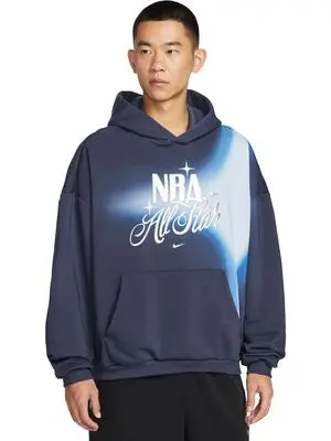 Nike All-star Weekend Standard Issue Dri-fit Nba Practice Hoodie - Blue