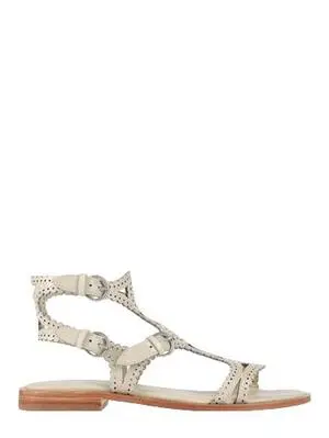 Ash Paprika 05 Leather Sandals - Grey