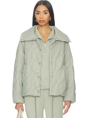 Varley Fabia Quilted Jacket - Shadow