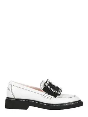 ROGER VIVIER Loafers With Appliqués - White