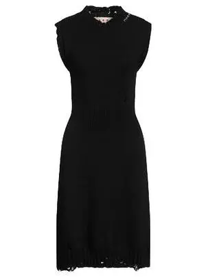 Marni Midi Dress Cotton - Black