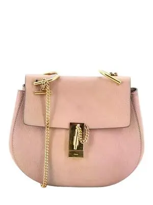 Chloé Drew Patchwork Leather Small Crossbody Bag - Neutrals