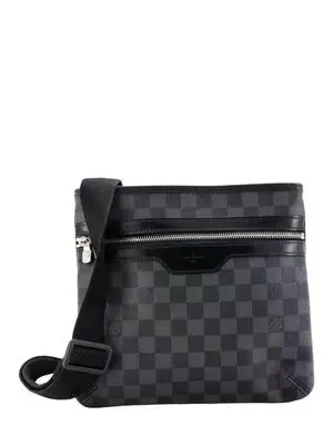 LOUIS VUITTON Thomas Handbag Damier Graphite Crossbody Bag - Black