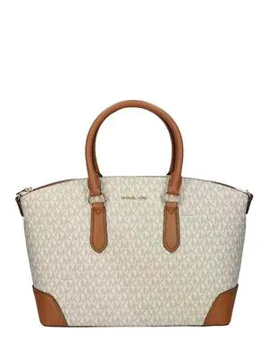 Michael Kors Murphy Medium Logo-print Tote Bag - Neutrals