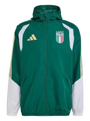 Adidas Italy 2026 Tiro Allweather Jacket - Collegiate Green