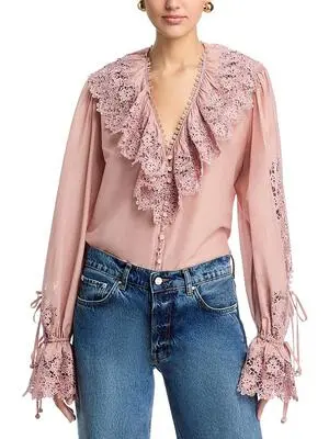 Kobi Halperin Arielle Blouse - Ash Rose