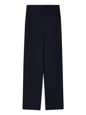 Emporio Armani Textured Trousers - Solid Dark