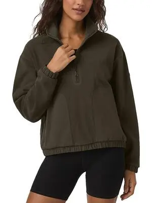 Vuori Aspen Half Zip Sweatshirt - Olive
