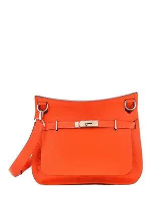 HERMES 28 Jypsiere Bag Clemence - Orange