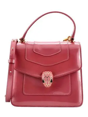 BVLGARI Small Serpenti Forever Top Handle Bag - Pink
