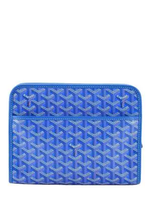 GOYARD Mm Jouvence Toiletry Pouch Coated Canvas - Blue