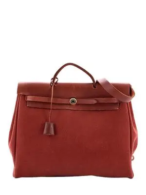 HERMES 39 Herbag Zip - Brown