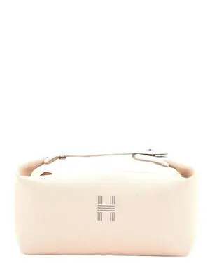 HERMES Pm Bride-a-brac Travel Case Toile - Neutral