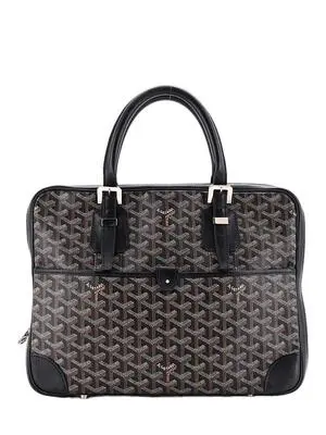 GOYARD Pm Ambassade Briefcase Coated Canvas - Black