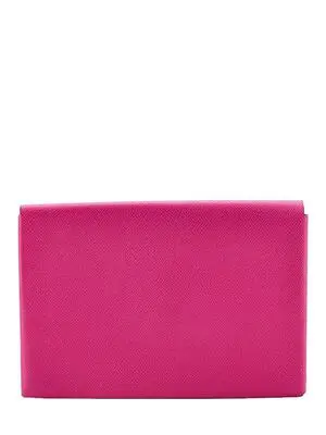 HERMES Mm Calvi Pouch Epsom - Pink