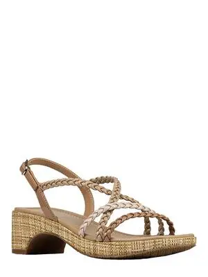 DONALD PLINER Rosalie Slingback Sandals - Sand Multi