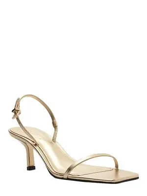 Schutz Judith Slingback Sandals - Platina