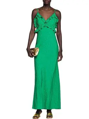 Sandro Maxi Dress - Green
