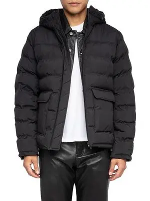 Zadig&Voltaire Bowie Puffer Jacket - Black