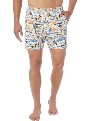 FAIR HARBOR Bungalow 5 Swim Trunks - Hidden Cove