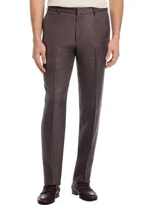 Vince Wool, Silk & Linen Melange Suit Pants - Light Brown