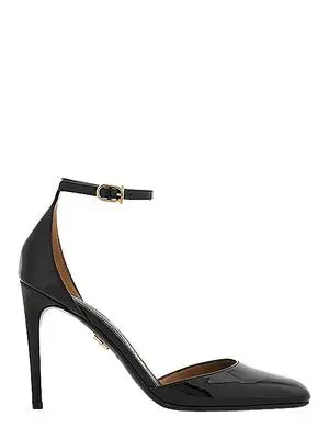 FERRAGAMO Leather Stiletto Pumps - Nero