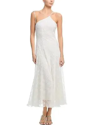 Black Halo Athena Midi Dress - Chantilly