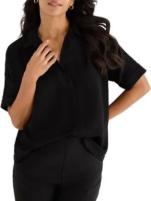 NIC+ZOE Devon Shirt - Black Onyx