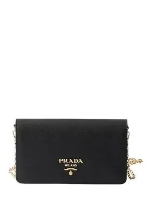 Prada Mini Saffiano Leather Bag - Black