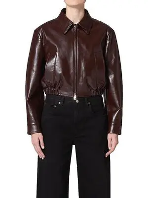 AGOLDE Nahla Cropped Jacket - Madera