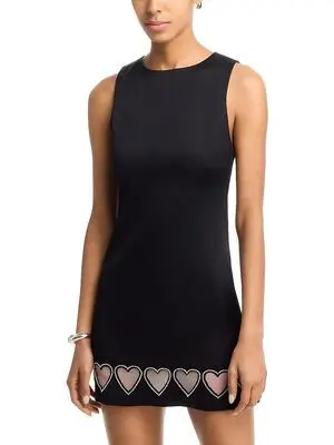 Alice + Olivia Cade Shift Mini Dress - Black