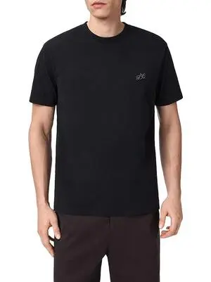 ALLSAINTS Cipher Logo Tee - Jet Black