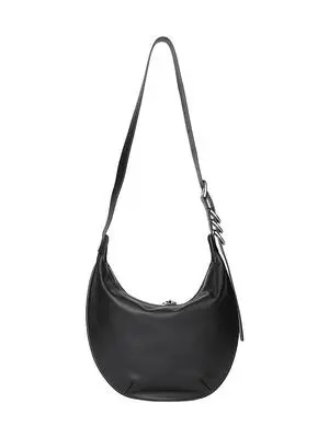 Rag & Bone Mercer Medium Leather Hobo Bag - Black