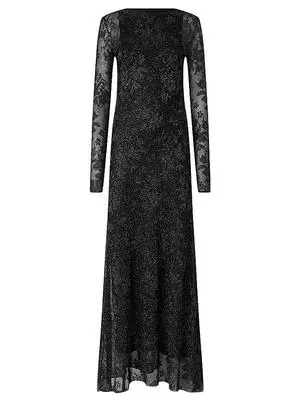 Pinko Variabile Metallic Jacquard Gown - Z